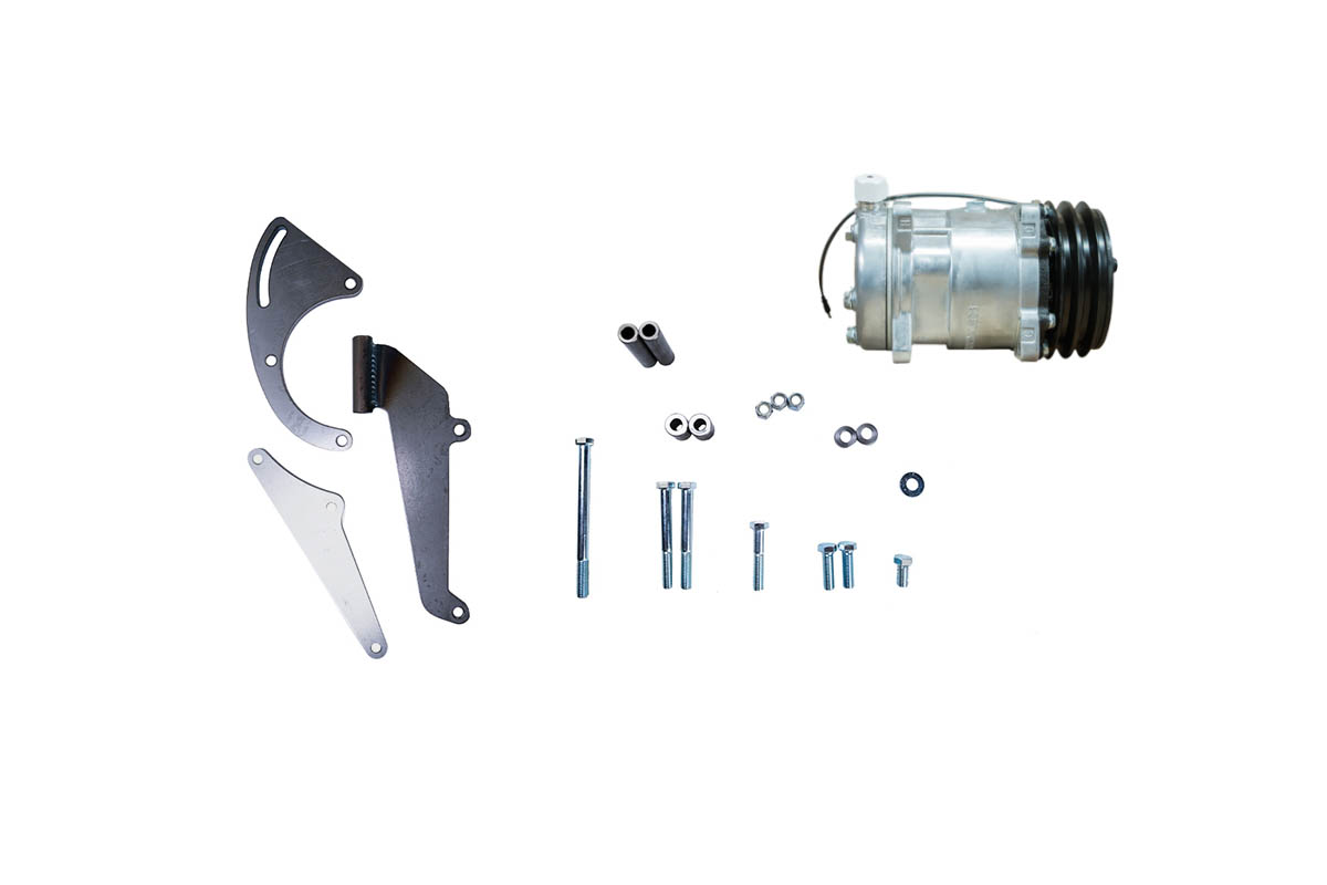 Compressor & Bracket Kit - Chevrolet - Small Block V8 - Passenger Side ...